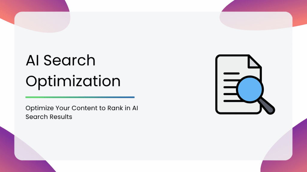 AI Search Optimization: Optimize Your Content to Rank in AI Search ...